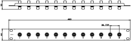 P00LF12 Patch Panel - AC&E Telecommunications